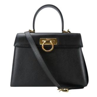 Ferragamo Pre-owned Gancini ba-21 Handtasche - - Pre-owned - Damen - Schwarzk - ONE SIZE