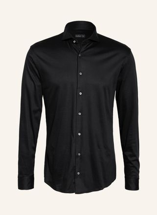 van Laack Van Laack Jerseyhemd Per Tailor Fit schwarz