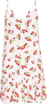 Mymo Kleid Frauen wei&szlig; mehrfarbig