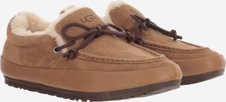 UGG Womens Suede Loafers Quill Beige Boot
