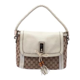 Gucci Pre-owned Bella Satchel - Femme - Pre-owned - Beige - Taille: ONE Size