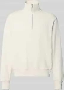 HUGO BOSS Regular Fit Troyer aus reiner Baumwolle Modell C-SEIDLER 55