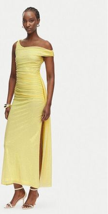 Bardot Bardot Abendkleid Layana 60513DB Gelb Slim Fit