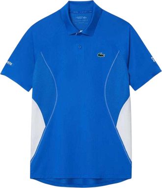 Lacoste Tennis x Novak Djokovic Poloshirt f&uuml;r Herren, Regul&auml;r (Blau)