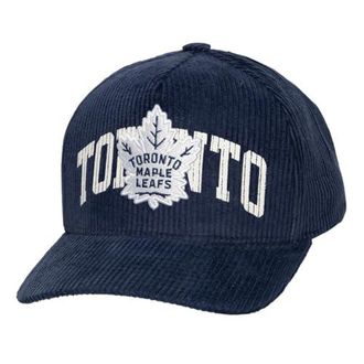 Mitchell & Ness NHL Arch Stamp Cord Snapback Casquette Toronto Feuilles d&eacute;rable Bleu marine