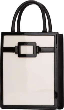 Roger Vivier C019cireb999nero Vernis Luxor+nappa Agnello Borse A Mano Bag