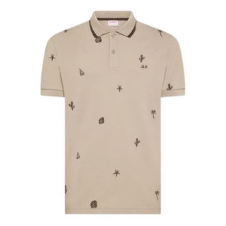 Sun 68 Polo Shirt - - Tops - Herren - Beige - L