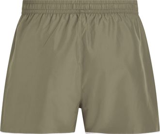 Calvin Klein Herren Badehose Short Runner mit Gummizug, Grün (Dusky Green), L