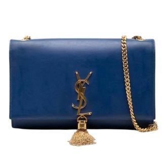 Saint Laurent Sac bandouli&egrave;re Kate Pre-owned - Femme - Pre-owned - Bleu - Taille: ONE Size