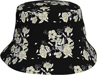 Generic Unisex Chapeau Bob Fleurs Chapeaux de Seau Pliable Beach Sun Hat pour Randonnée Plage Camping