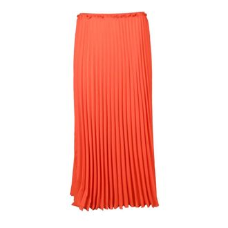 Red Valentino Plissierter langer Rock Elastischer Verschluss - - Skirts - Damen - Orange - S