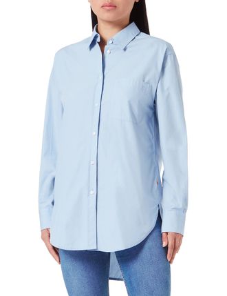 BOSS Womens C_Bostucci Blouse, Light/Pastel Blue450, 32