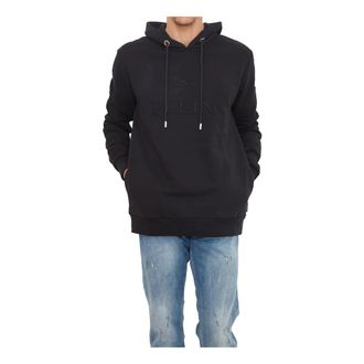 Philipp Plein Schwarzer Hoodie-Sweatshirt - - Sweatshirts & Hoodies - Herren - Schwarzk - M
