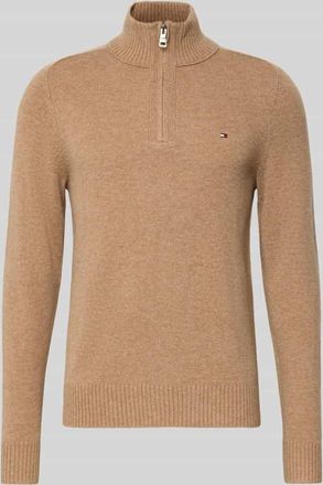 Tommy Hilfiger Regular Fit Troyer aus reiner Wolle