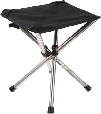 BESPORTBLE Tragbarer Klappbarer Campingstuhl Faltbarer Angelhocker aus Edelstahl Kompakt Stabiler Outdoor falthocker für Angeln Strand Garten und Picknick mit Sc