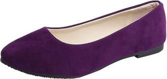 Generic Ballerines plates pour femme, mocassins pour femme, ballerines plates et confortables à enfiler, chaussures plates et antidérapantes à talon bas, chau