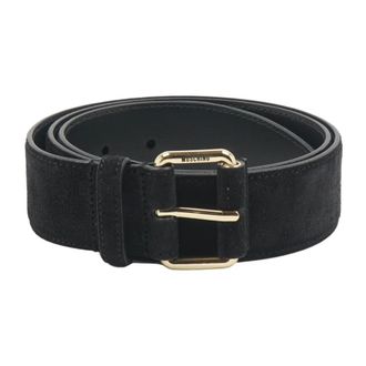 Moschino Femme, Accessoires, Noir, Taille: 80 CM Belt
