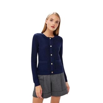 Michael Kors Strickjacke - - Knitwear - Damen - Blau - S