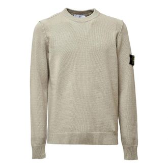 Stone Island Rundhals-Pullover - - Knitwear - Herren - Gr&uuml;n - M