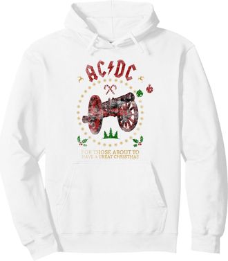 F4NT4STIC Offizielles AC/DC Christmas Logo für Vintage Rock Fans Pullover Hoodie