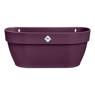 ELHO Vibia Campana Wandampel 35 - &Uuml;bertopf f&uuml;r Balkon & Au&szlig;en - &Oslash; 35.0 x H 14.8 cm - Lila/Ahorn Lila