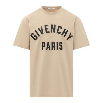Givenchy Paris Besticktes T-Shirt - - Tops - Herren - Beige - S