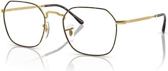 Ray-Ban Jim Optics Gold Fassung Klar Glas Polarisiert 53-20