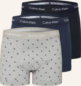 Calvin Klein 3er-Pack Boxershorts Cotton Stretch grau
