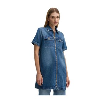 A.P.C. A.p.c. - Robe Amanda Denim Dress - Femme - Blouses et Chemises - Bleu - Taille: 36 FR
