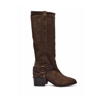 Janet & Janet Femme, Chaussures, Brun, Taille: 40 EU Botte en Daim