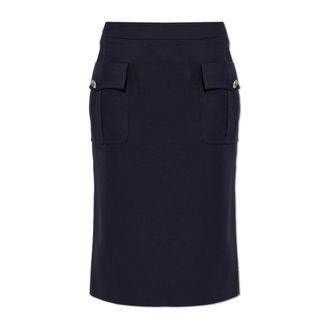Alexander McQueen Damen, R&ouml;cke, Blau, SGr&ouml;&szlig;e