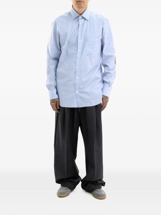 Maison Margiela Patched-Pocket Shirt - Blue