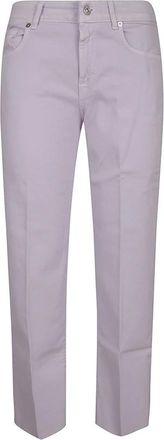 7 For All Mankind Femme, Jeans, Violet, Taille: W26 Calie Straight Ankle
