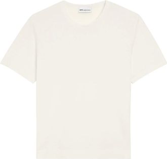 Ami Homme, Tops, Beige, Taille: M Classic Fit Short-Sleeve Teeshirt
