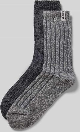 s.Oliver Red Label Socken mit Logo-Detail im 2er-Pack