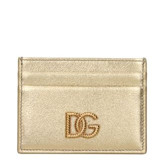 Dolce & Gabbana Femmes Porte Document Cuir Dor&eacute;