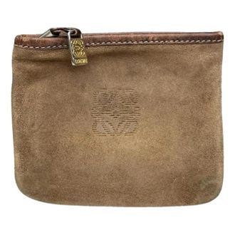 Loewe Pre-owned Leather Clutch - - Pre-owned - Damen - Braun - ONE SIZE