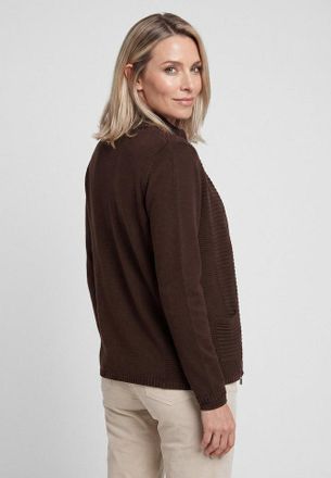 Olsen Cardigan mit Stehkragen und Rei&szlig;verschluss