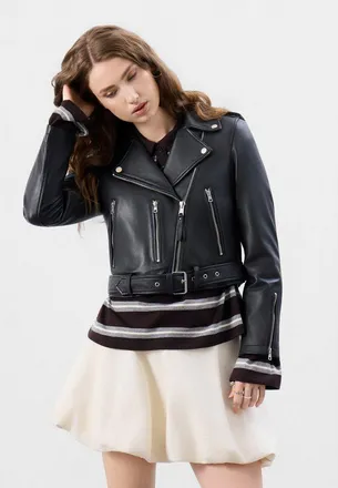 Bolongaro Trevor Lederjacke Katie Biker Damen Bomberjacke, Freizeitjacke, Blazer, Pufferjacke, &Uuml;bergangsjacke