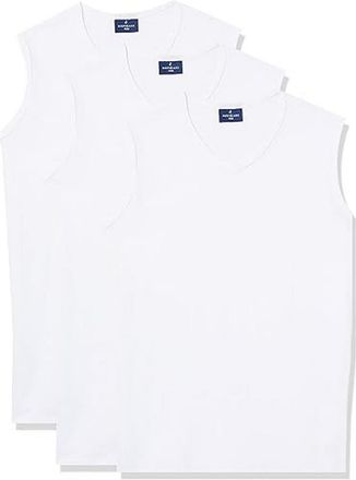 Navigare Herren 575 (Pacco Da 3) Unterhemd, Weiß, XXL (3er Pack)