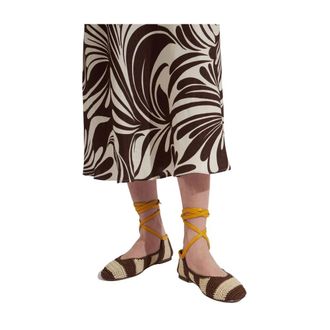 La DoubleJ Raffia Twist Ballerina Flats - - Shoes - Damen - Mehrfarbig - 37 EU