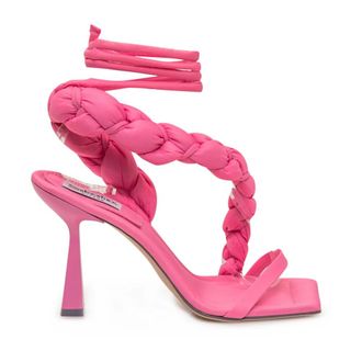 Sebastian Milano Entwirrte Sandalen Flats - - Shoes - Damen - Rosa - 36 EU