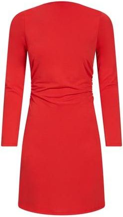 Topshop Robe courte dos nu manches longues