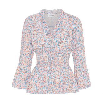 Americandreams Sally Top - - Blouses & Shirts - Damen - Mehrfarbig - S