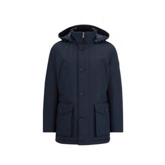 HUGO BOSS Homme, Vestes, Bleu, Taille: 2XL Osiass Parka