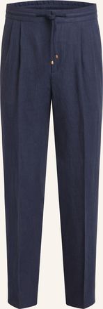 Brunello Cucinelli Brunello Cucinelli Anzughose Leisure Fit Aus Leinen blau