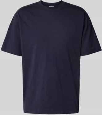 Closed T-Shirt mit geripptem Rundhalsausschnitt