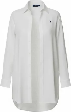 Polo Ralph Lauren Femme, Blouses et Chemises, Bleu, Taille: 40 FR Chemise Boyfriend Oversize