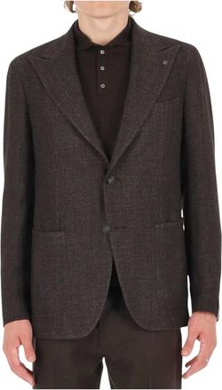 Tagliatore Pino Lerario Blazer - Homme - Costumes - Brun - Taille: L