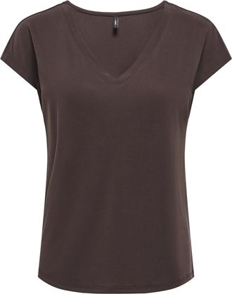 Only Onlfree S/S Mod.V-Neck Top JRS Noos